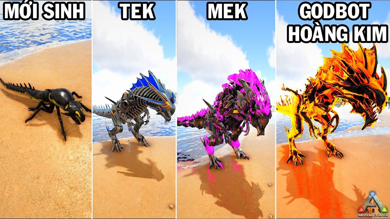 ARK - Khủng long ngoài hành tinh Xenomorph thu thập các công nghệ Robot ...