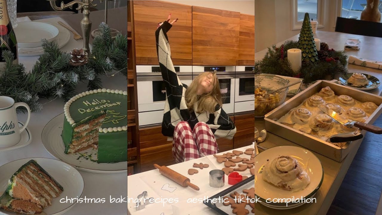 christmas baking/recipes/pinterest inspired | Tiktok compilation 🍰🥧 ...