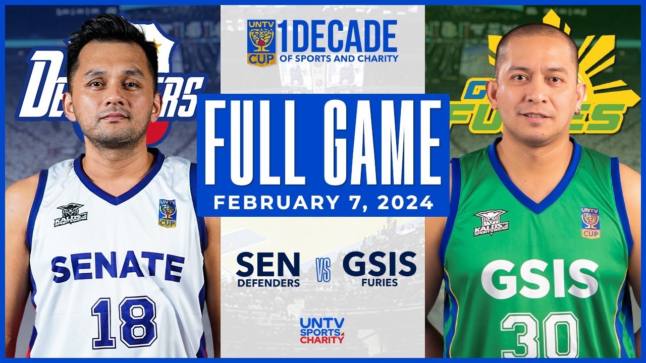 Senate Defenders vs GSIS Furies FULL GAME – February 07, 2024 | UNTV ...