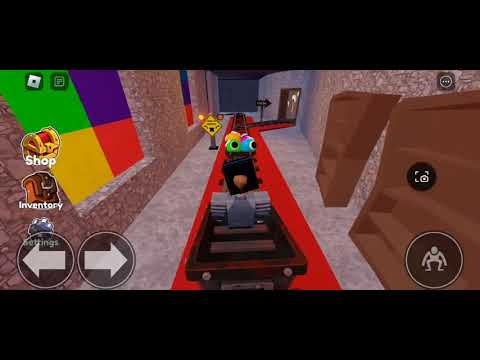 Rainbow Friends 2 roller coaster ride (excluding Cyan's final chase ...