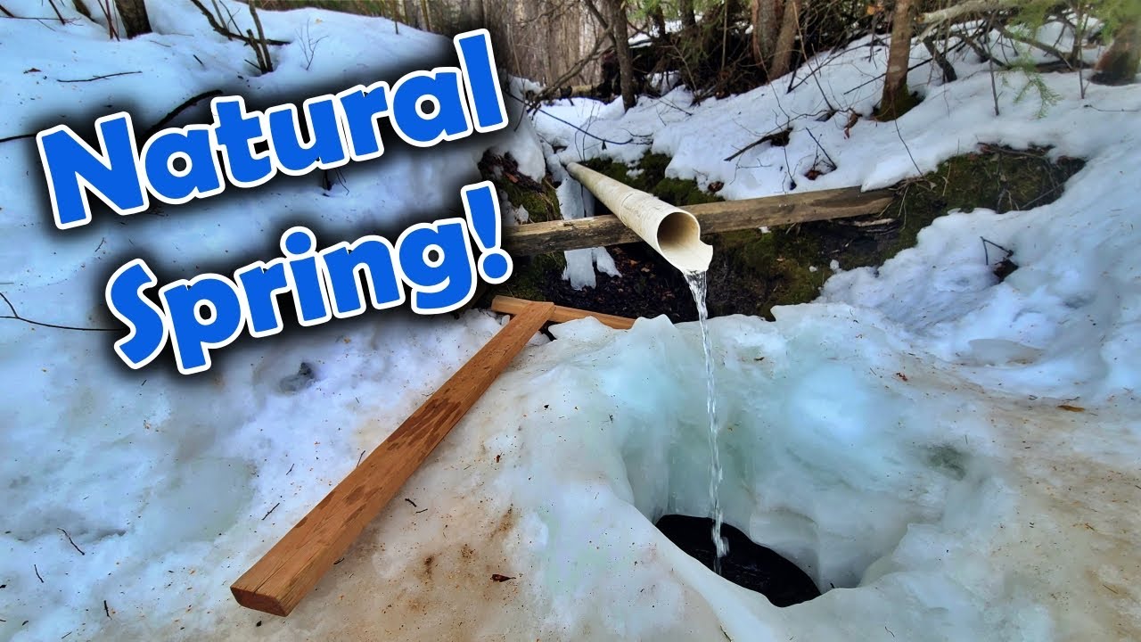 Collecting Natural Spring Water - Pure and Organic - YouTube