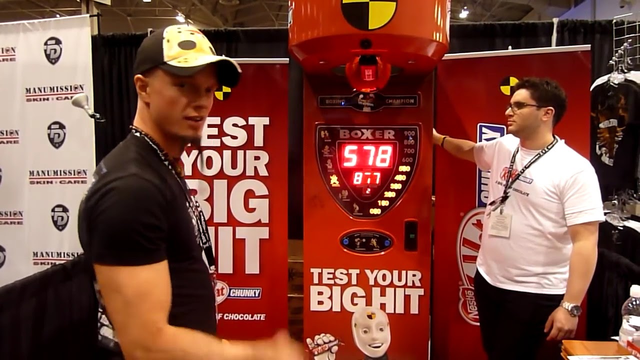 UFC 129 Fan Expo - Test Your Big Hit (2011) - YouTube