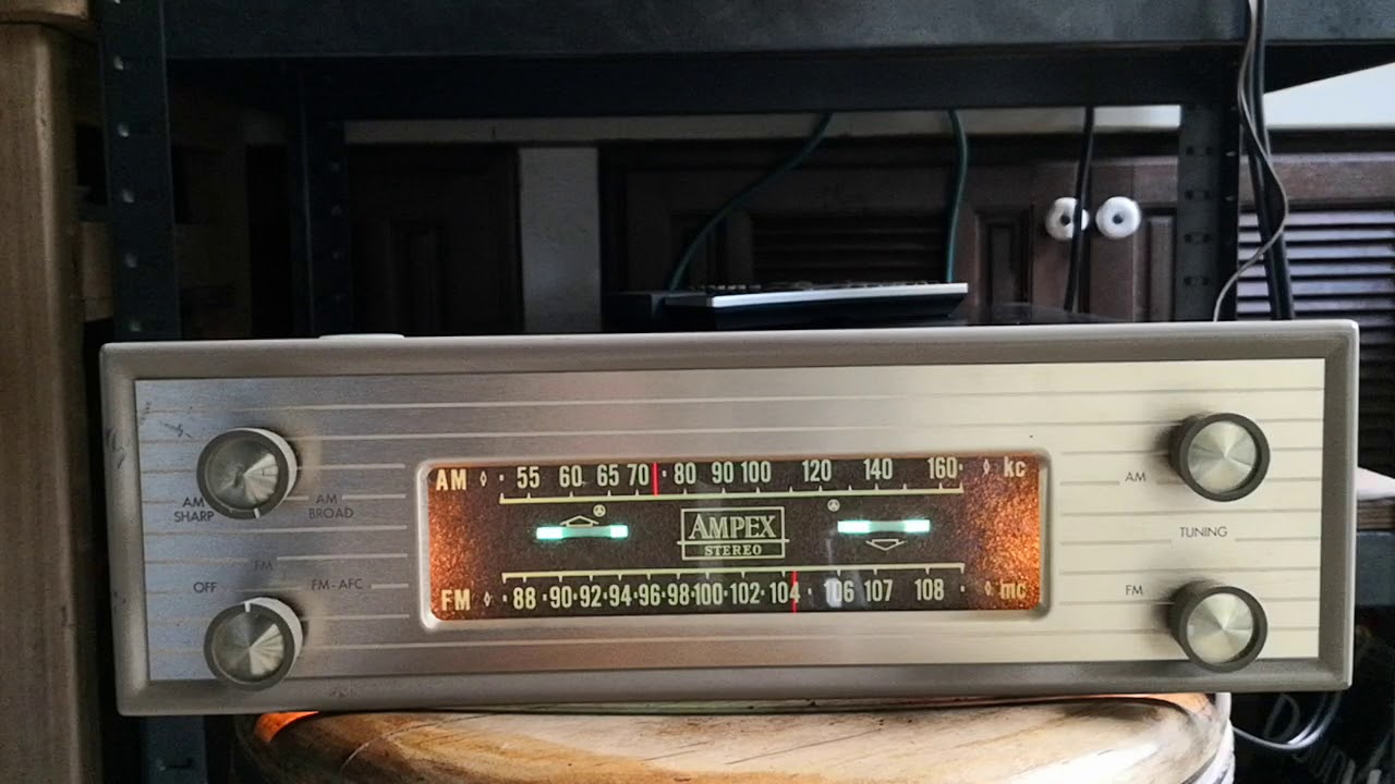 Ampex Tuner Model 008 - YouTube
