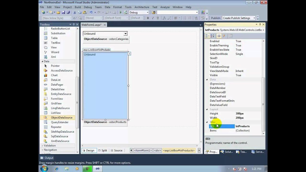 How to Bind Parent/Child controls (in a cacading manner) using ASP.NET ObjectDataSource - YouTube