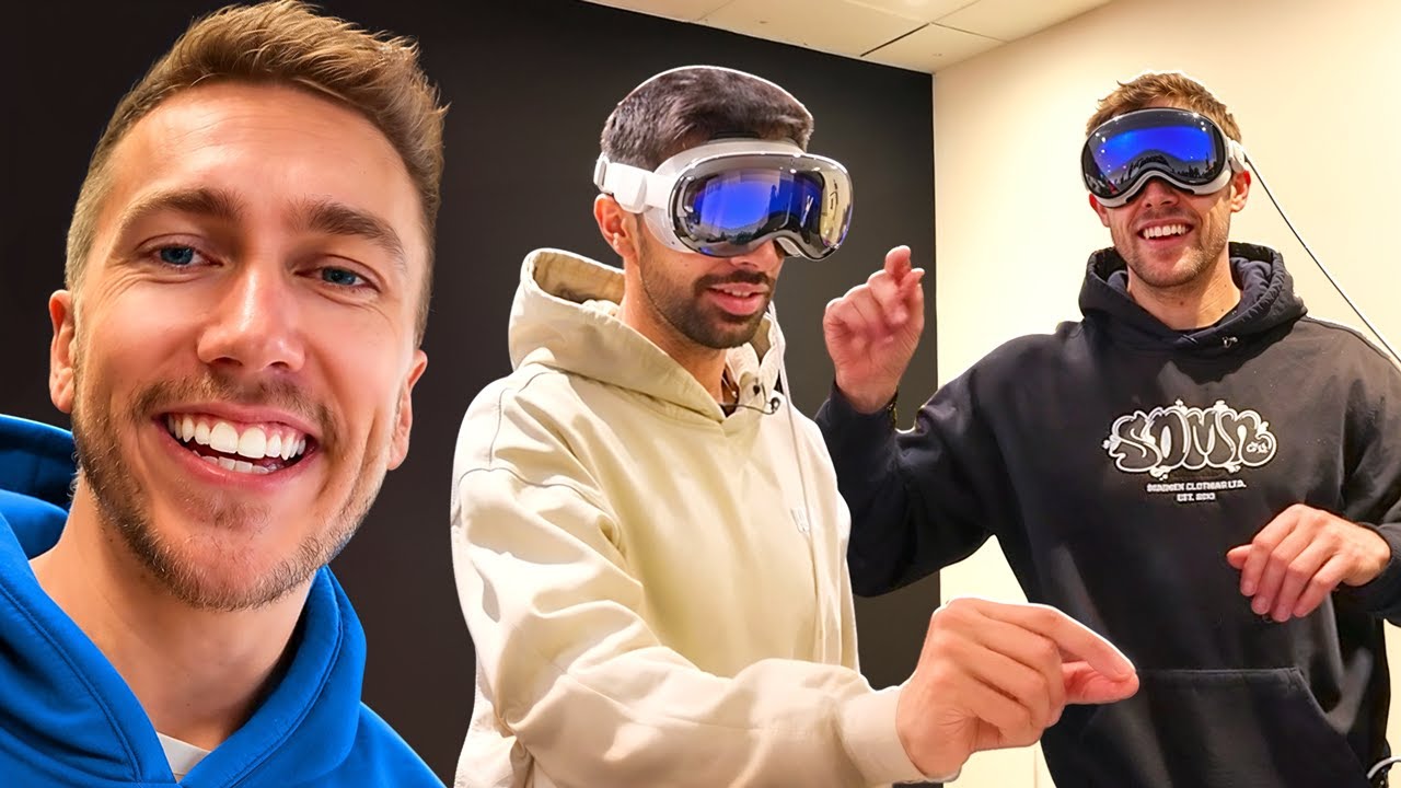 SIDEMEN TRY THE APPLE VISION PRO! - YouTube