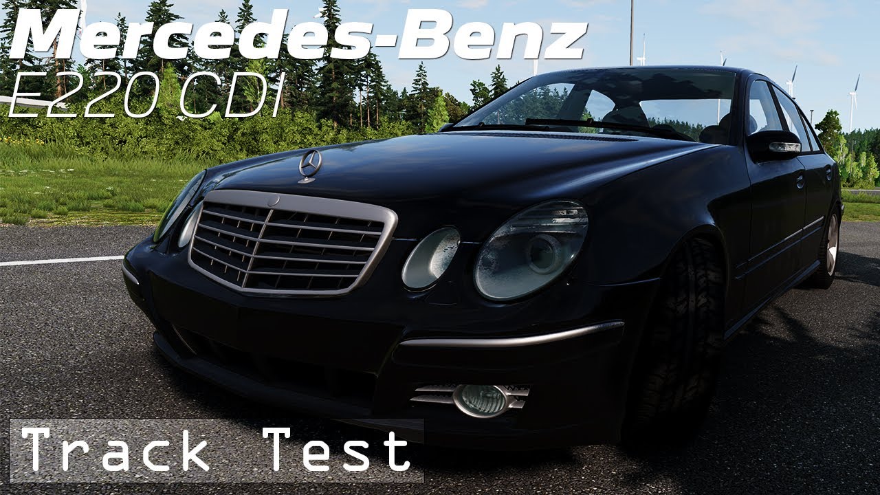 #3 Mercedes-Benz E220 CDI W211 Track Test - YouTube