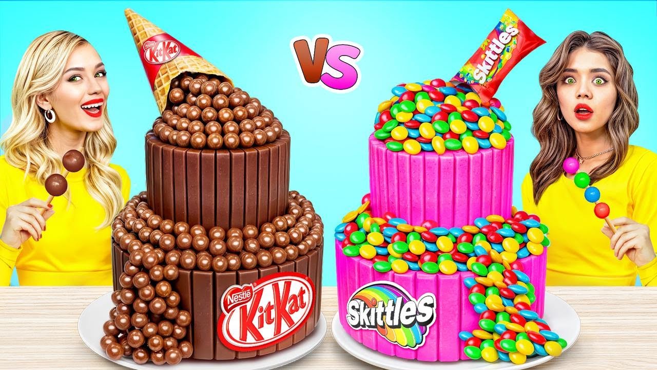 Cake Decorating Challenge | Rich vs Poor Chocolate Competition by Candy ...