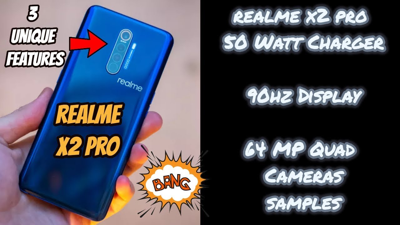 Realme X2 Pro | 50 Watt Charging Test | 64 MP Camera Samples | 90Hz ...