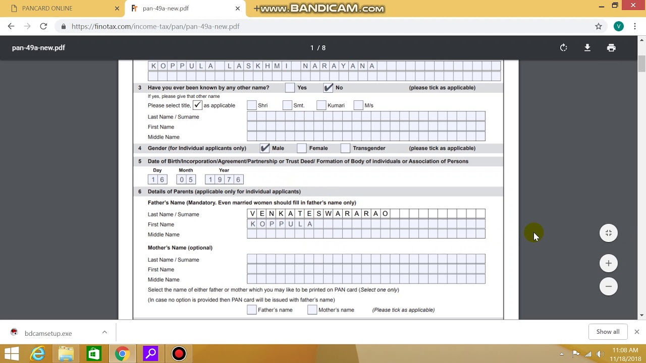Pan form filling - YouTube