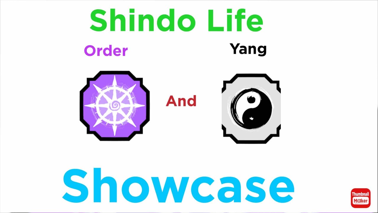 Order and Yang Showcase | Shindo Life Roblox - YouTube
