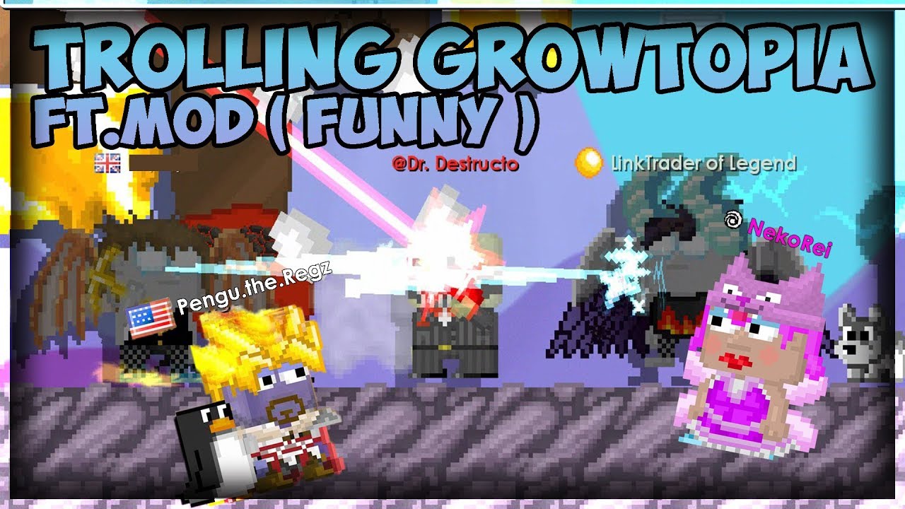 Trolling Growtopia Feat.Mod (Funny)│Growtopia - YouTube