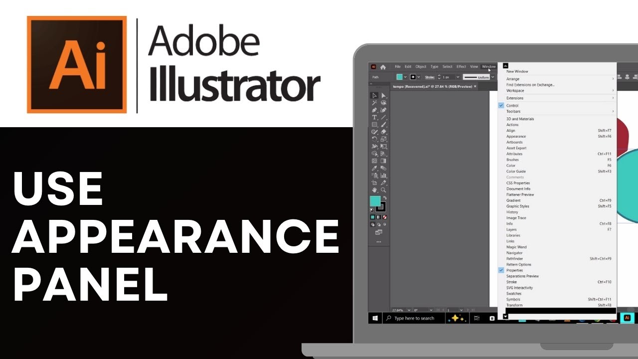How to Use Appearance Panel in Adobe Illustrator 2026 (Quick Guide ...