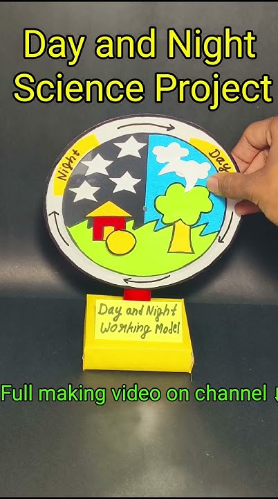 Day and Night science project working model #shorts #short #scienceproject # ...