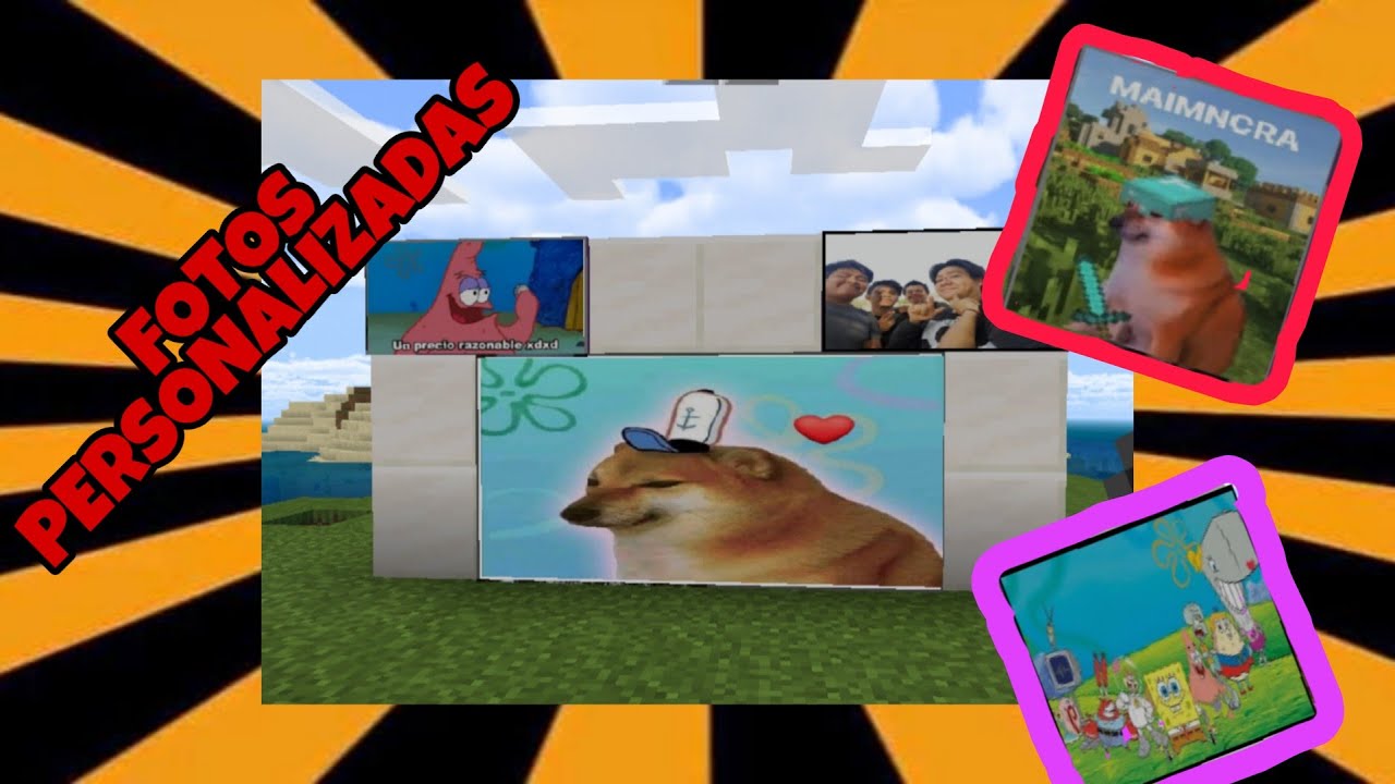 Como Hacer Cuadros Personalizados en HD En Minecraft!!! Fácil y ...