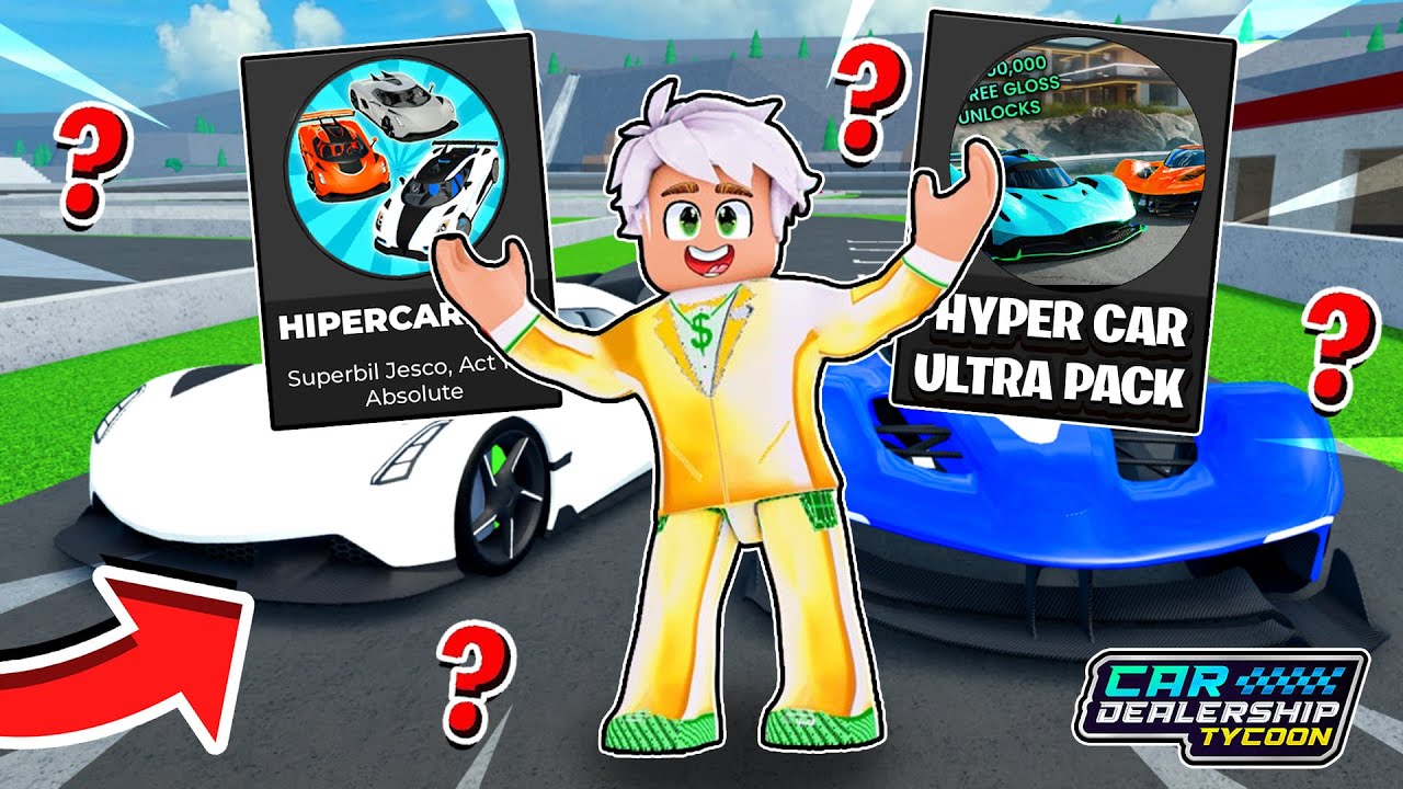 CORRE! HIPERCARROS vs. HYPER CAR ULTRA PACK no Car Dealership Tycoon ...