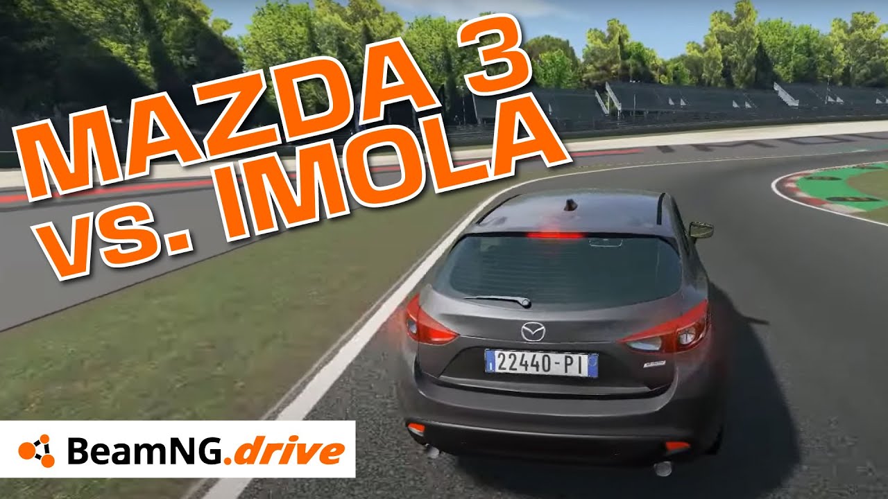 BeamNG drive - Mazda 3 at Imola - Download - YouTube
