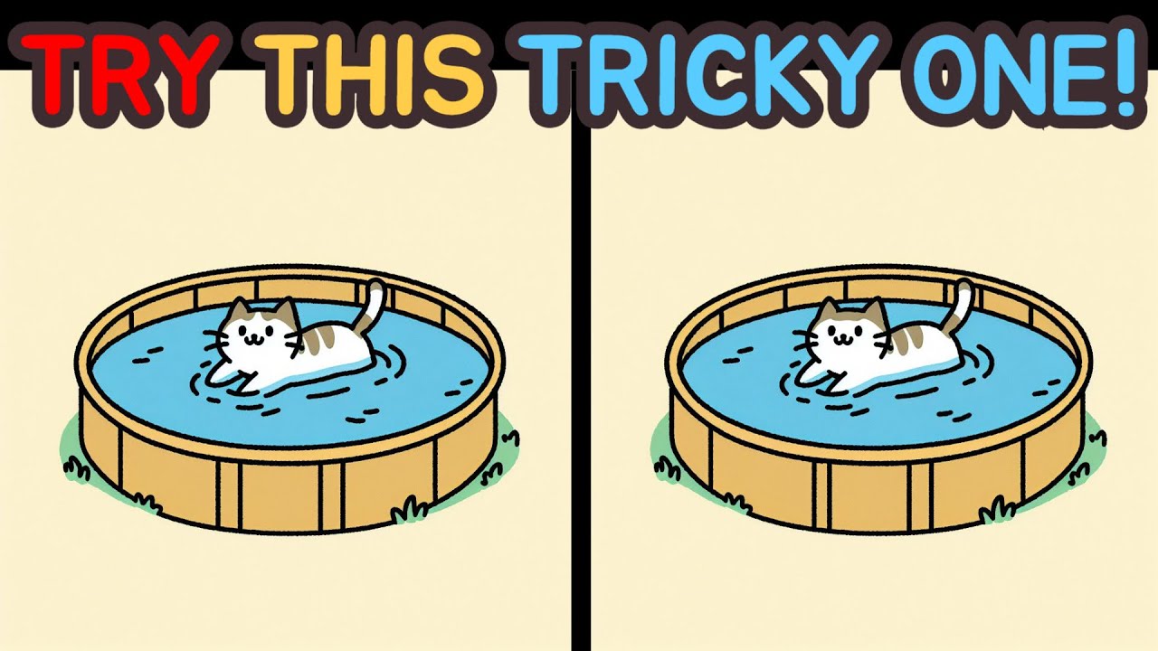 [Find the difference] GENIUS CAN FIND ALL!😝TRY THIS TRICKY ONE! [Spot ...