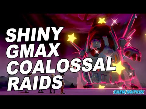 *CLOSED* SHINY G-MAX COALOSSAL RAIDS | Pokemon Sword and Shield - YouTube