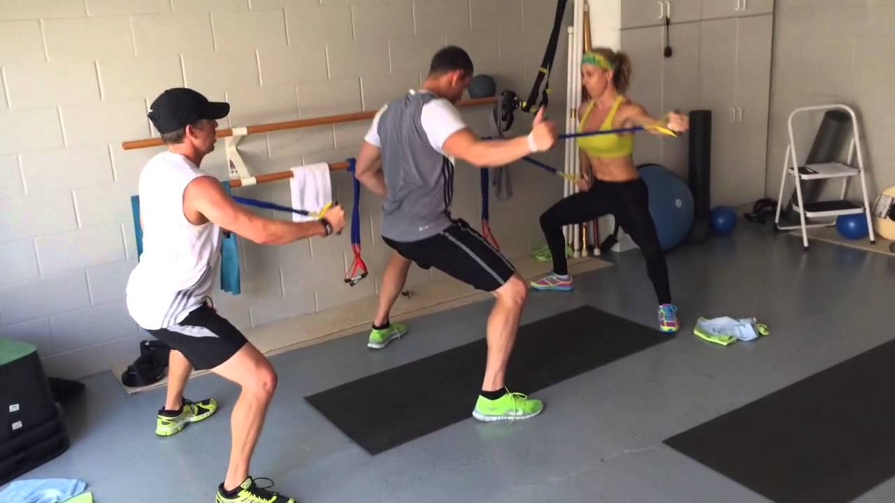 Front extensions w/ resistance bands at barre - YouTube