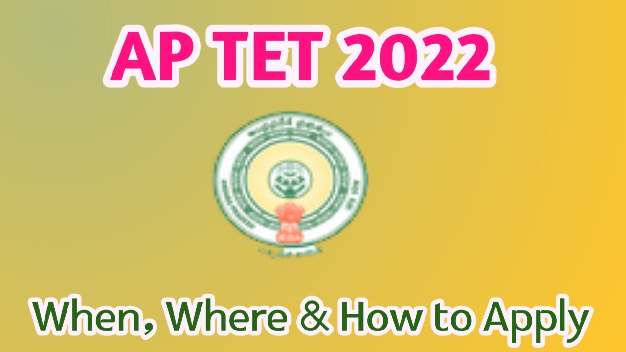 AP TET 2022 | APTET 2022 How to Apply - YouTube
