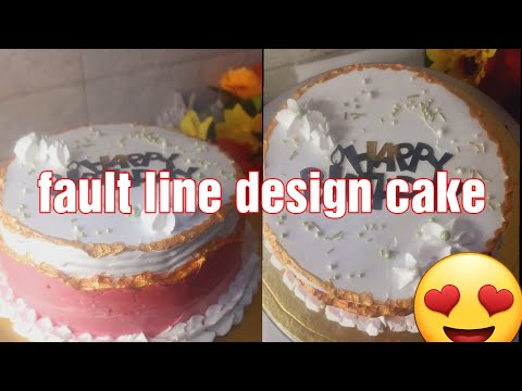 faultline cake design|e Fault line cake tutorial - YouTube