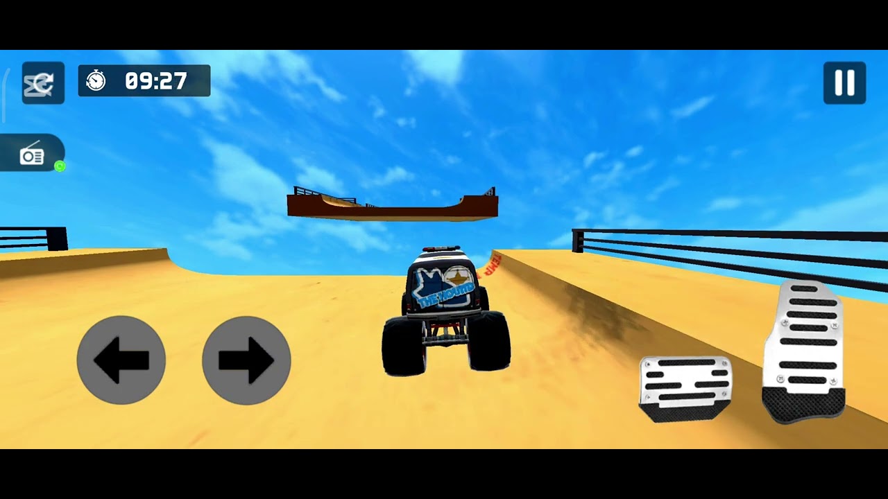 Car high jump racing stunt simulator game Android - YouTube