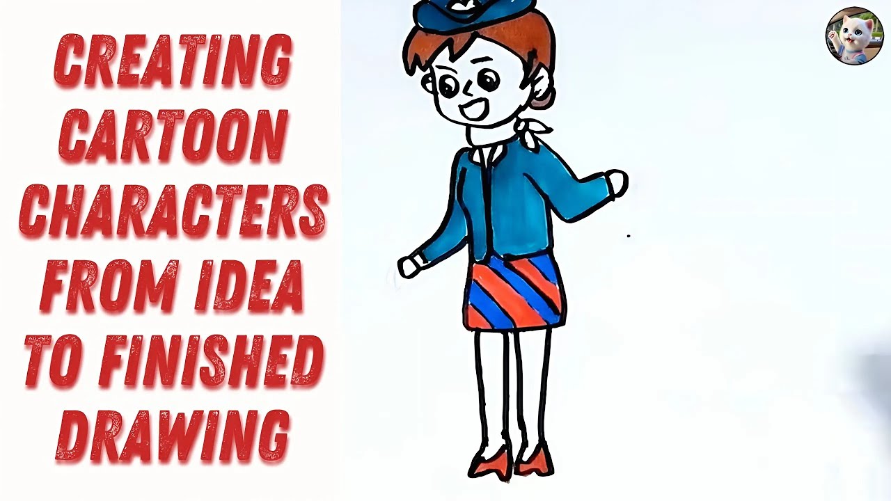 Creating Cartoon Characters: From Idea to Finished Drawing - YouTube