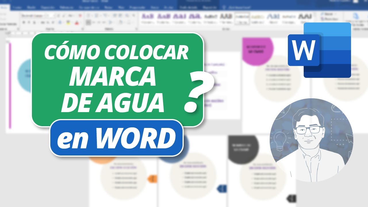 Cómo colocar marca de agua en Word | Tutorial de Word - YouTube