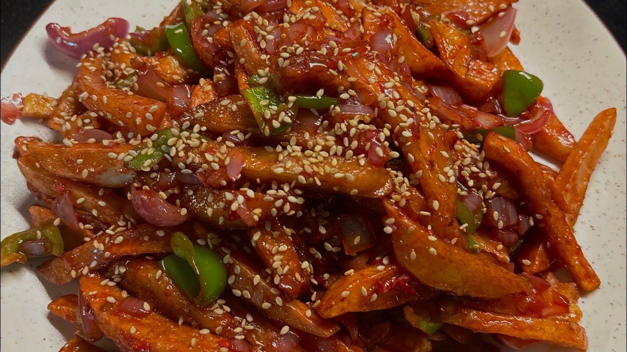Honey Chilly Potato | Street Style Chinese Food | Homemade Snacks ...