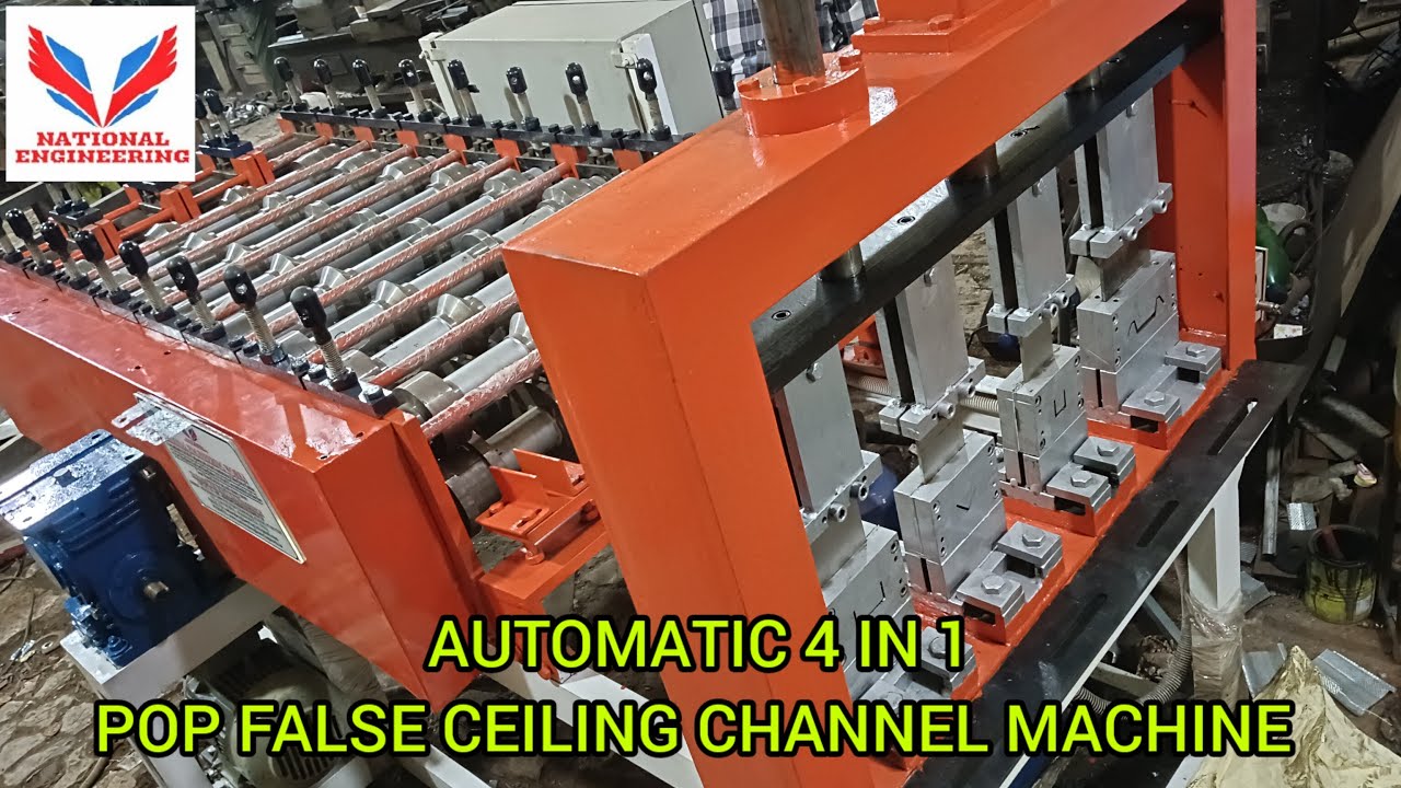 AUTOMATIC 4 IN 1 POP FALSE CEILING CHANNEL MACHINE / NATIONAL ...
