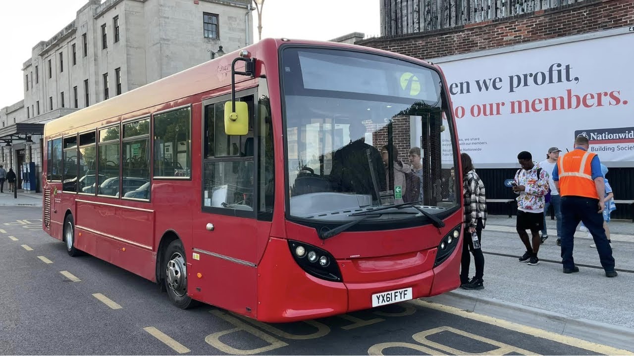 Brit Coaches (EX DML44283) YX61 FYF) Rail Replacement - YouTube