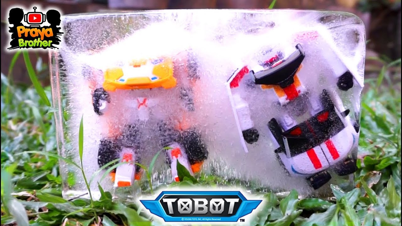 Drama Tobot X dan V Membeku Jadi Es, Misi Penyelamatan oleh Tobot Zango ...
