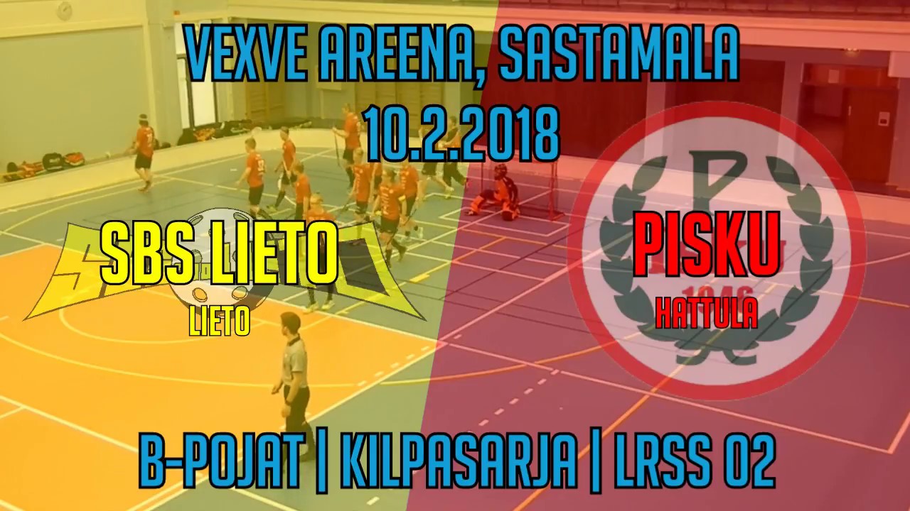 SBS Lieto - Pisku | VexVe Areena, Sastamala, 10.2.2018 | B-pojat ...