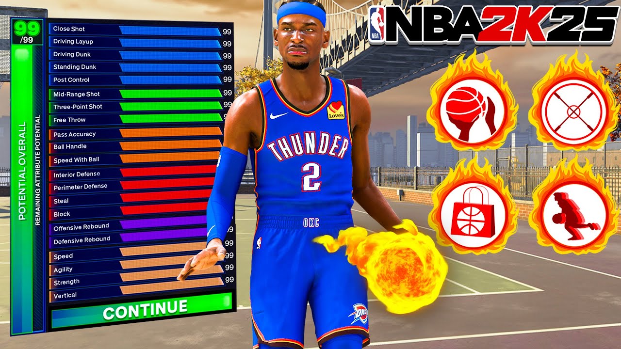 THIS *NEW* SGA "MVP ASSASSIN" BUILD ON is ONE OF A KIND on NBA 2K25 ...