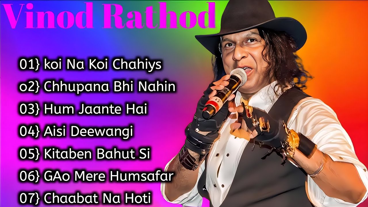 Best Of Vinod Rathod | Evergreen Best 90s Songs | Best Collection Song ...