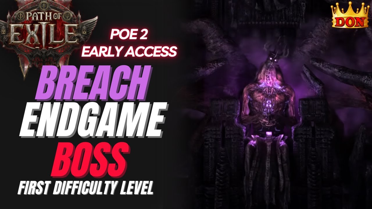 [PoE2] Taking on the Breach Pinnacle Boss! Path of Exile 2 - YouTube