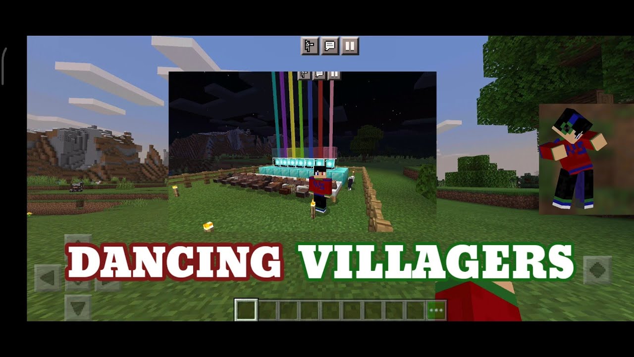 DANCING VILLAGERS in minecraft - YouTube