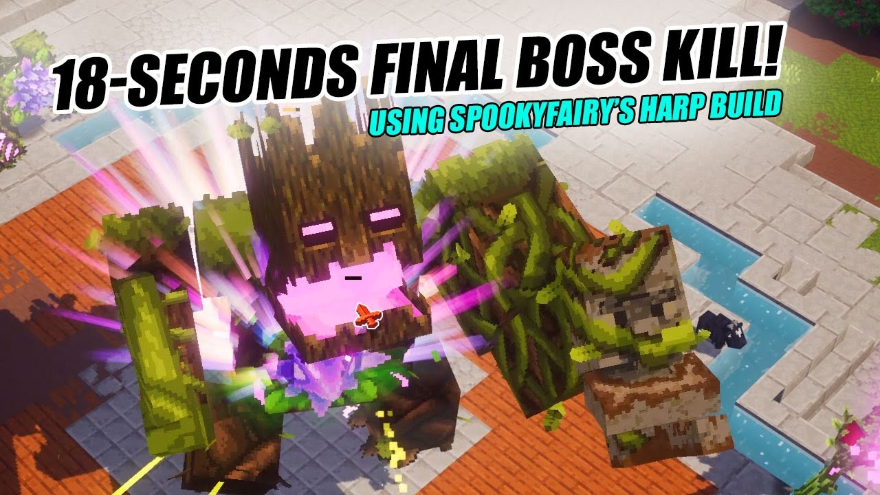 18-Seconds Tower Final Boss Kill - Minecraft Dungeons Cloudy Climb - YouTube