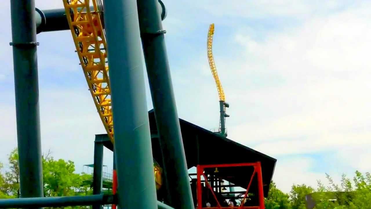 V2 Vertical Velocity Six Flags Great America - YouTube