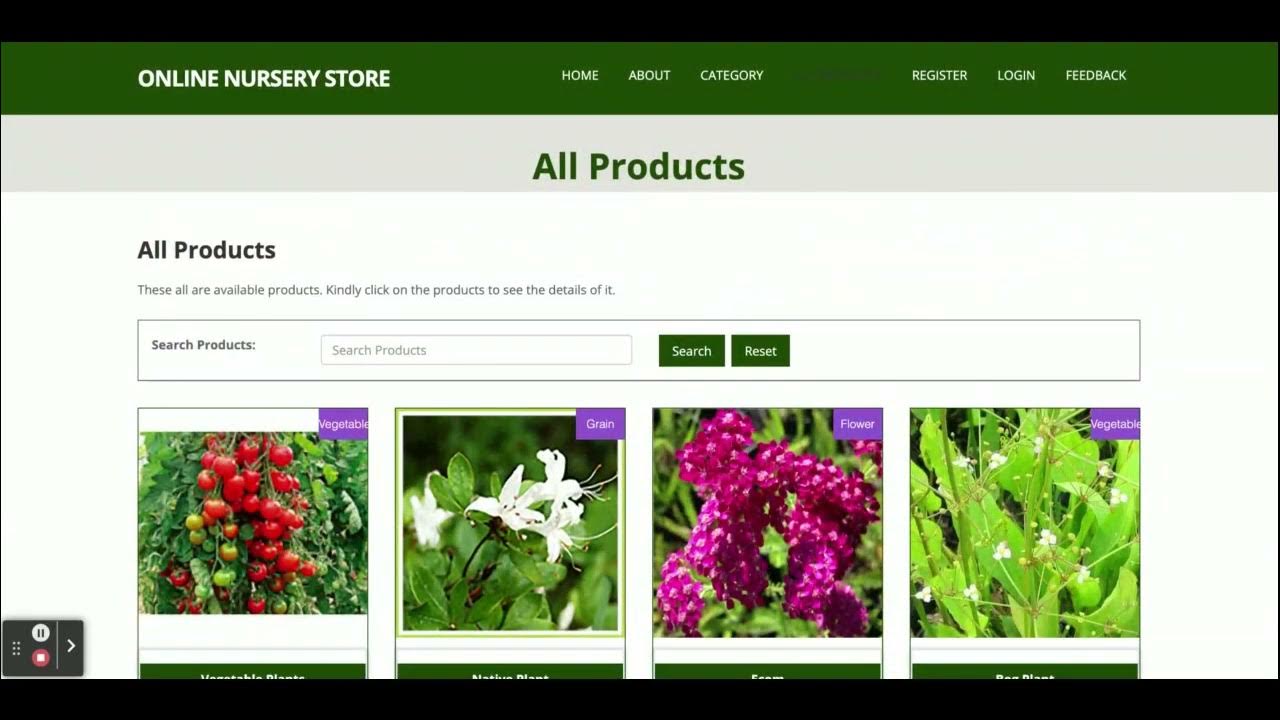 Online Nursery Store Project | Spring Boot ReactJS Project Tutorial - YouTube