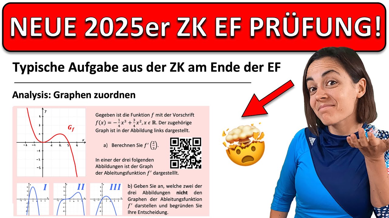🚀🚀🚀 ZK EF Mathe 2025 | Graphen zuordnen | Zentrale MATHE KLAUSUR NRW - YouTube