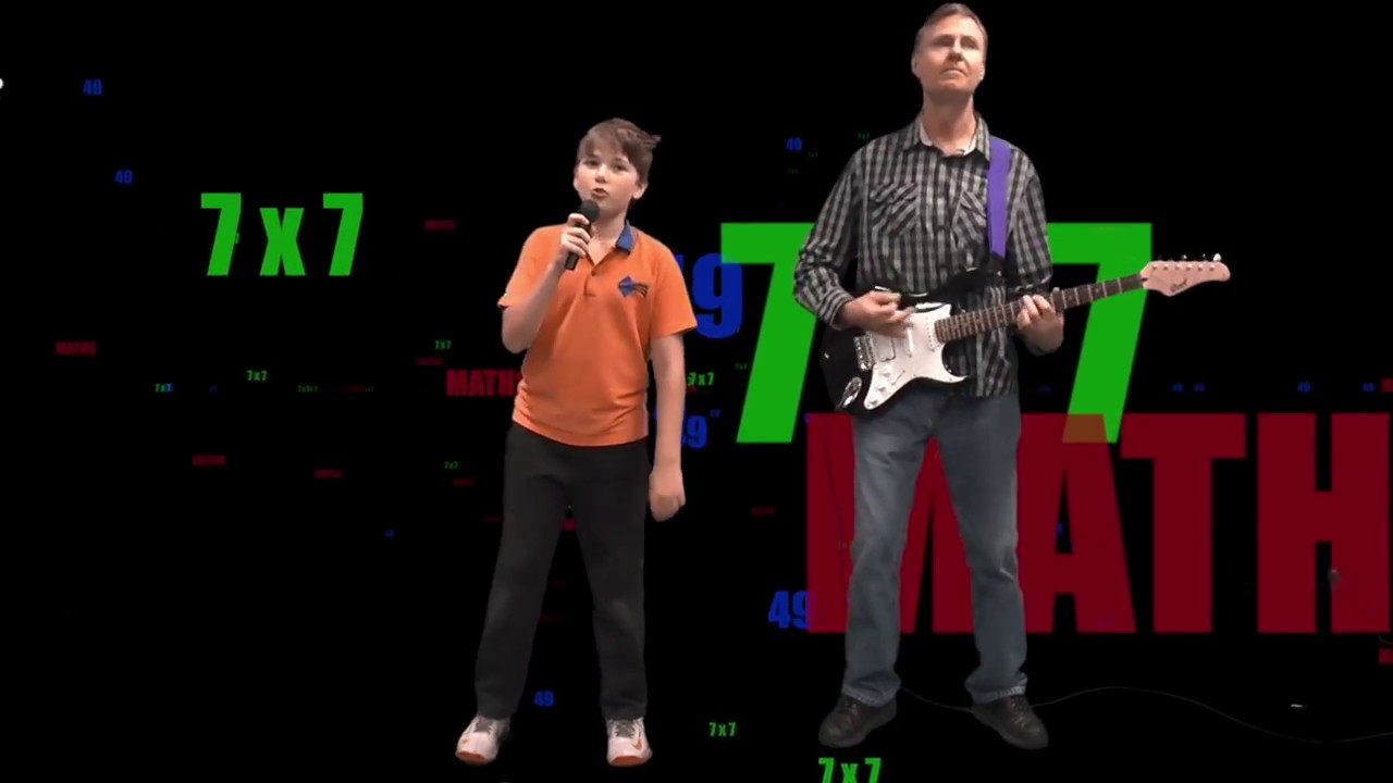 7X7 math rap - YouTube