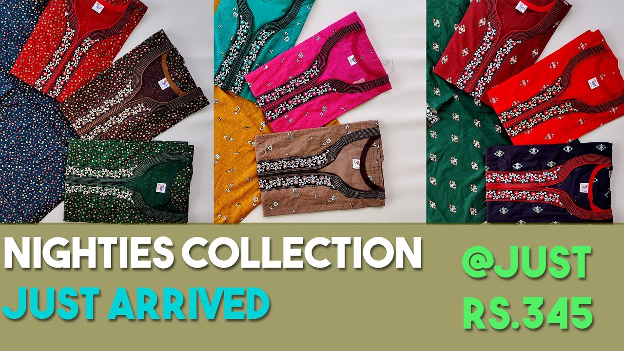 New Cotton Nighty Collections/XL/XXL/ - SSC 703 - YouTube