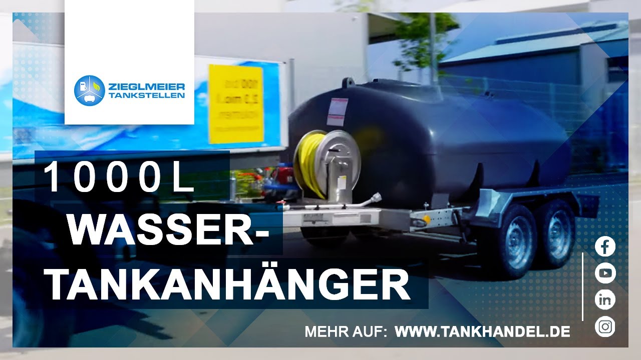 Wassertankanhänger - Wasserwagen - Bewässerung - die mobile Lösung ...
