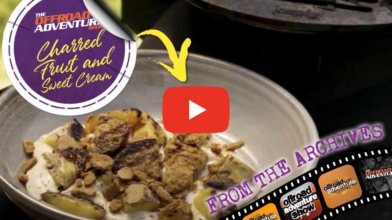 BUSH COOKING - CHARRED FRUIT & SWEET CREAM - YouTube