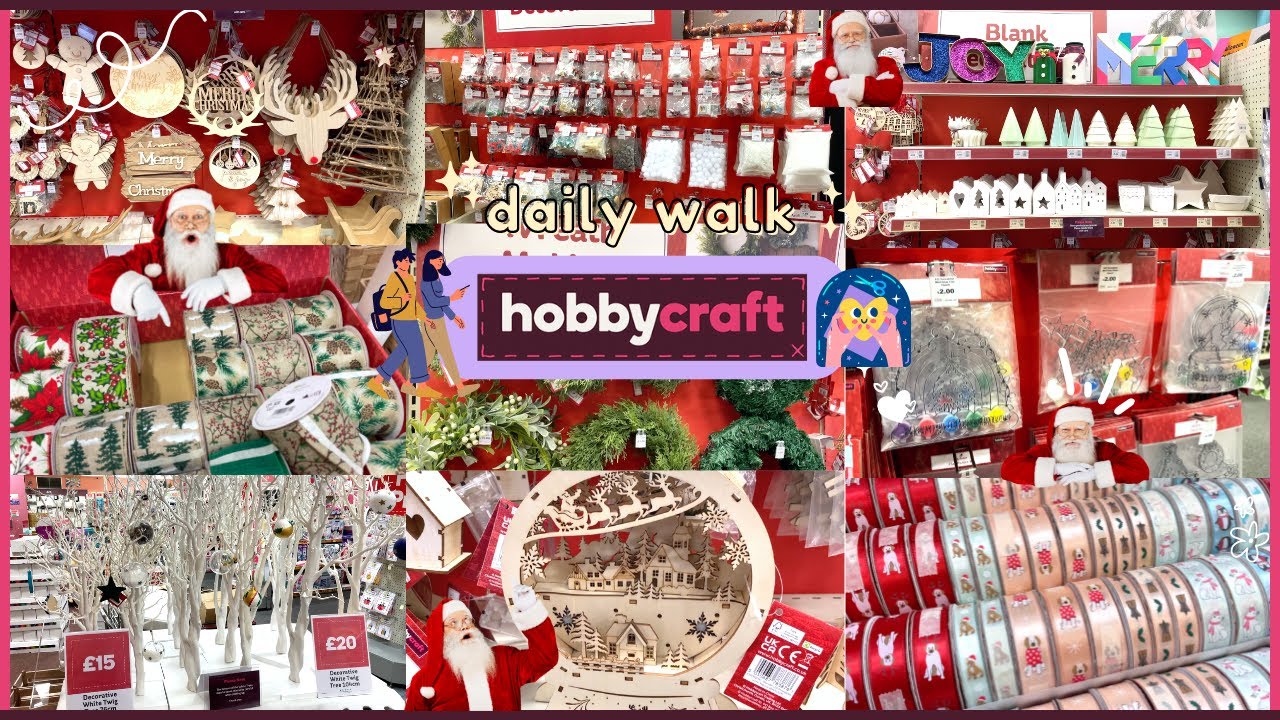 NEW IN HOBBYCRAFT CHRISTMAS FULL HAUL 2022 | SHOP THE HANDCRAFT | - YouTube