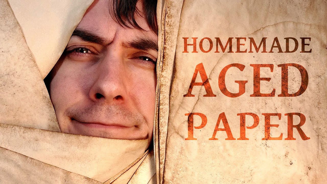 Aged Paper Makes Great D&D Props - YouTube