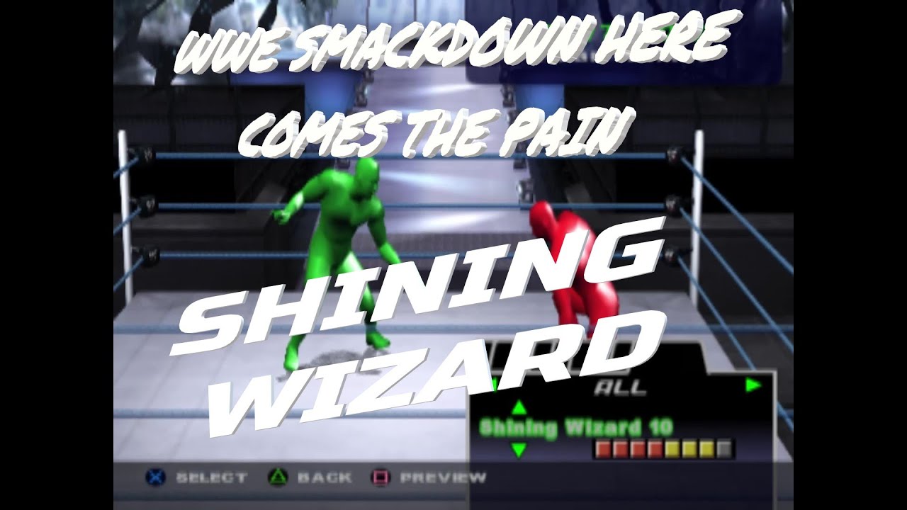 WWE Smackdown HCTP Highlights: The Shining Wizard - YouTube