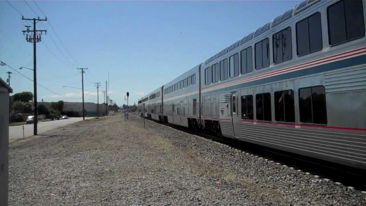 Amtrak Sunset Limited #2 through El Monte, Ca on 6/29/11 - YouTube