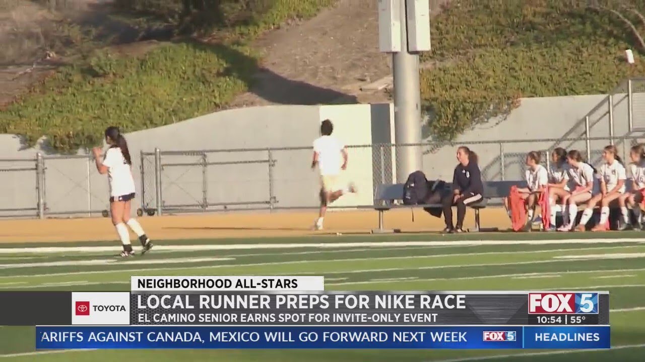 Local high school runner preps for Nike race - YouTube